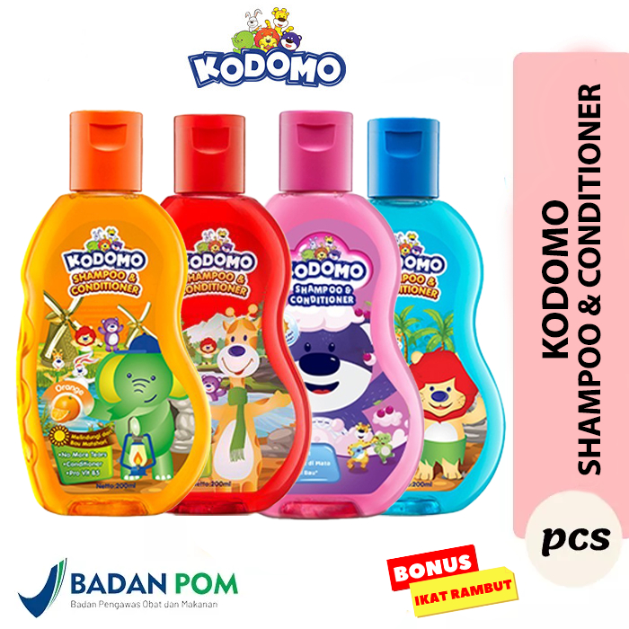 Jual KODOMO Shampoo & Conditioner Gel 45ml | Shampo Anak Balita | BPOM | Shopee Indonesia