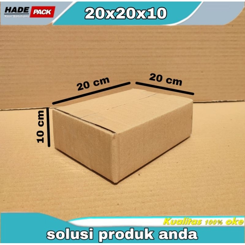 Jual Kardus 20x20x10 Cm kardus packing Box Packing expedisi Kotak ...
