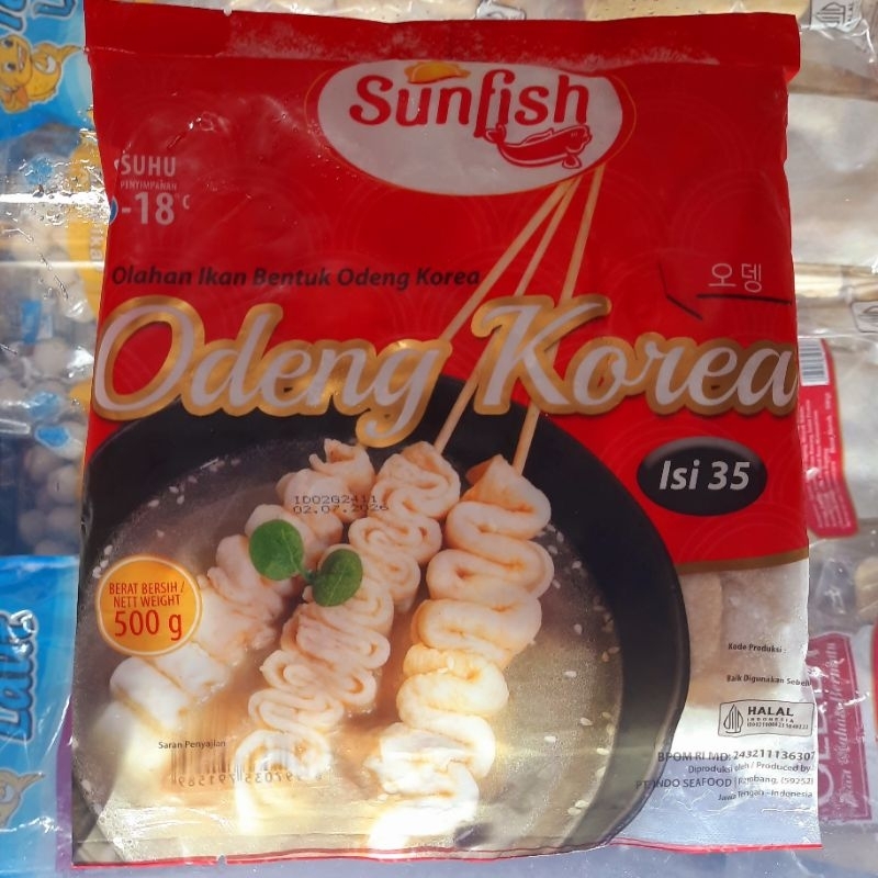 Jual Odeng Sunfish long fish cake 500gr / odeng korea sunfish | Shopee ...