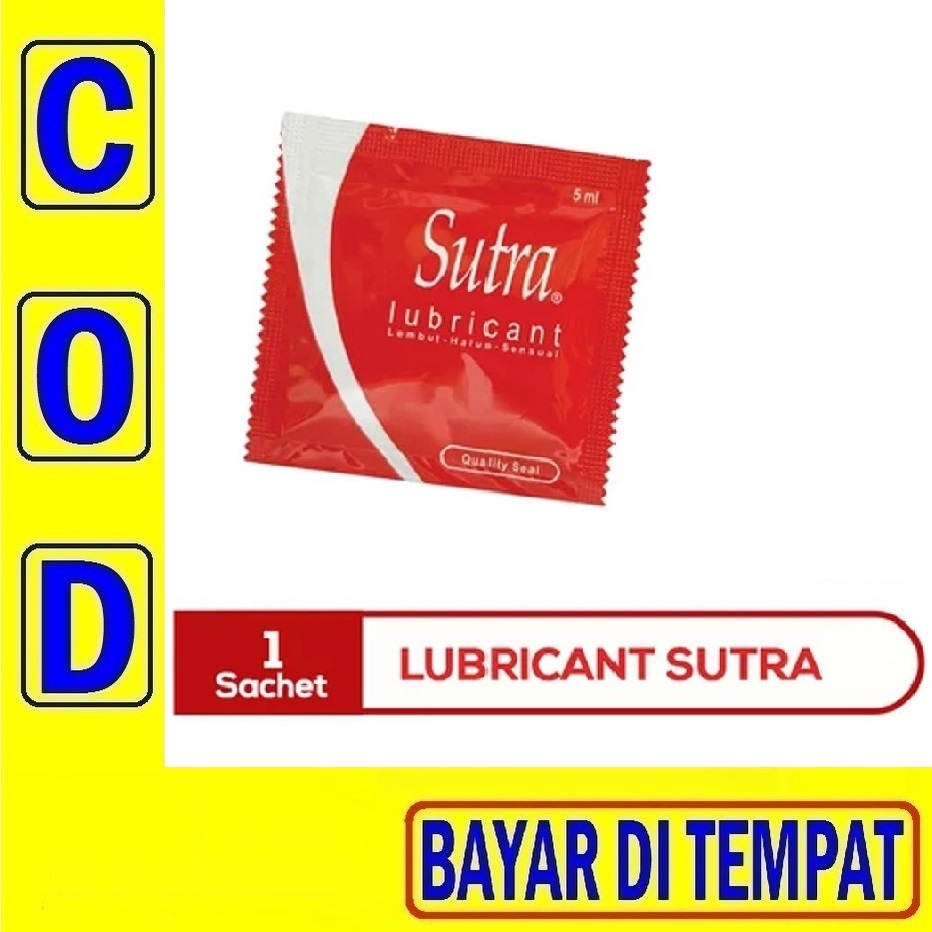 Jual KOM 11F SUTRA LUBRICANT SACHET 1 Sachet Pelumas Gel Sutra 5Ml II ...