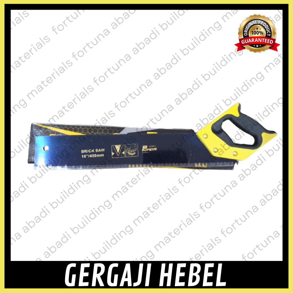 Jual Gergaji Hebel Ukuran 18"Inch Merk Popeye Gergaji Bata Ringan ...