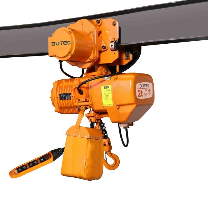 Jual Electric Chain Hoist With Trolley 380V / 3 Phase Double Chain 2 ...