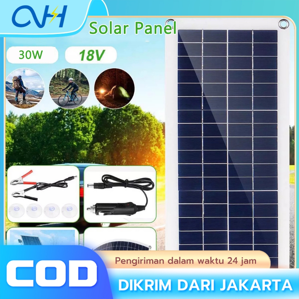 Jual 30w Solar Panel Tenaga Surya 100 Watt-solar Photovoltaic Module ...