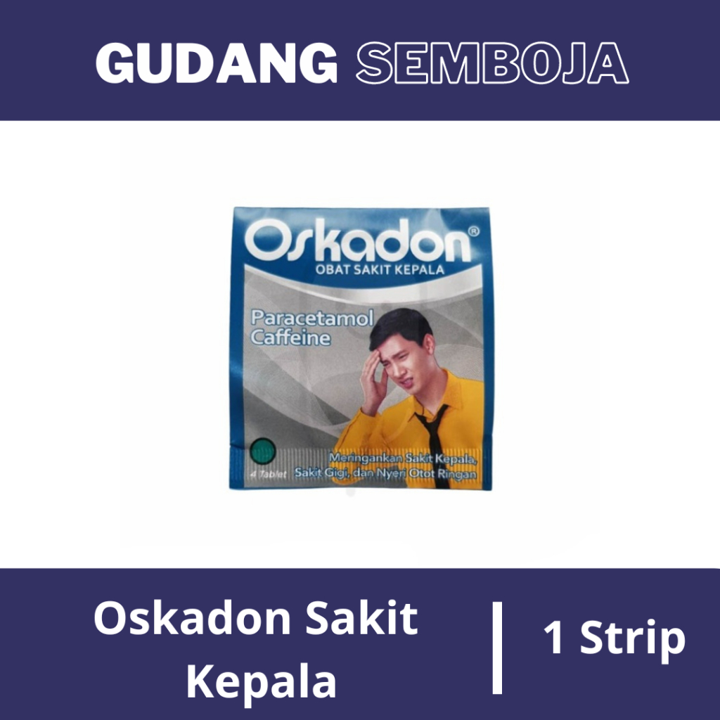 Jual Oskadon Sakit Kepala Strip Isi 4 Tablet | Shopee Indonesia