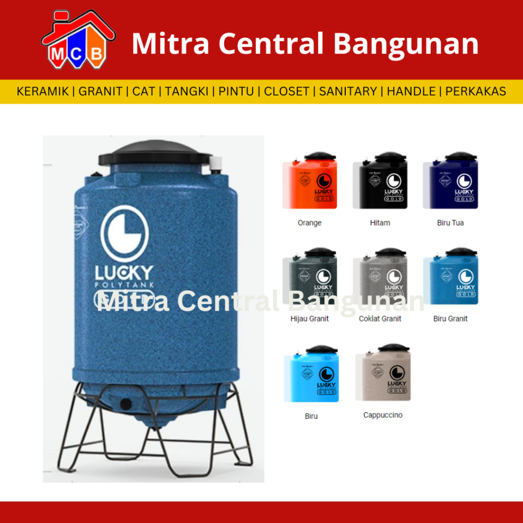 Jual TANGKI AIR / TANDON AIR / TOREN AIR LUCKY EASY CLEAN / TOTAL DRAIN ...