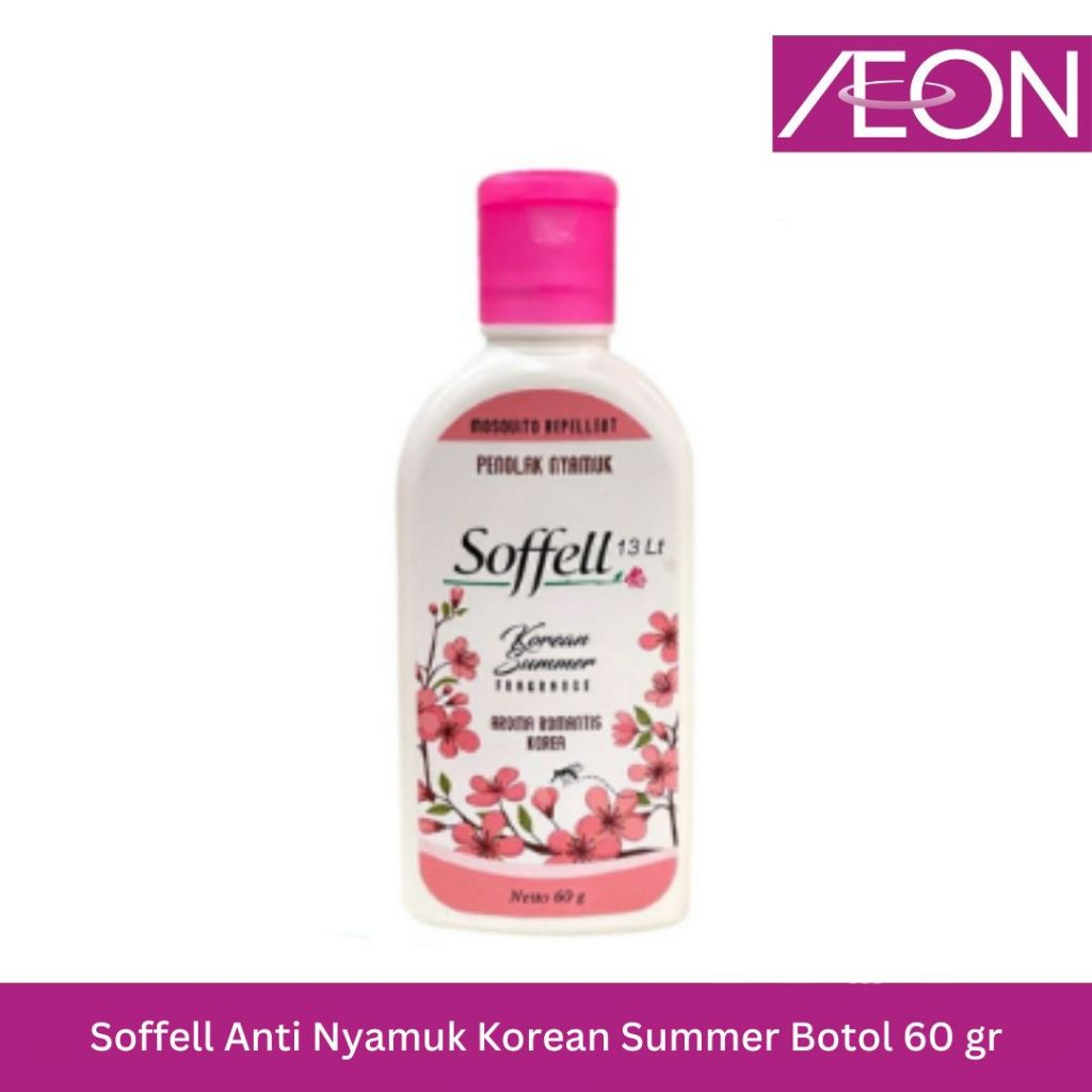 Jual Soffell Anti Nyamuk Korean Summer Botol 60 gr | Shopee Indonesia