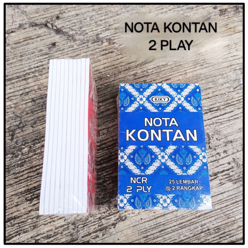Jual 1 Pak Nota Kontan 2 Ply Isi 10 Buku | Shopee Indonesia