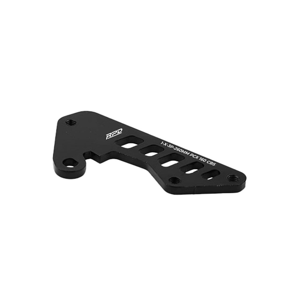 Jual RPD Alumunium CNC Bracket Caliper 260MM Black For PCX 160 CBS ...