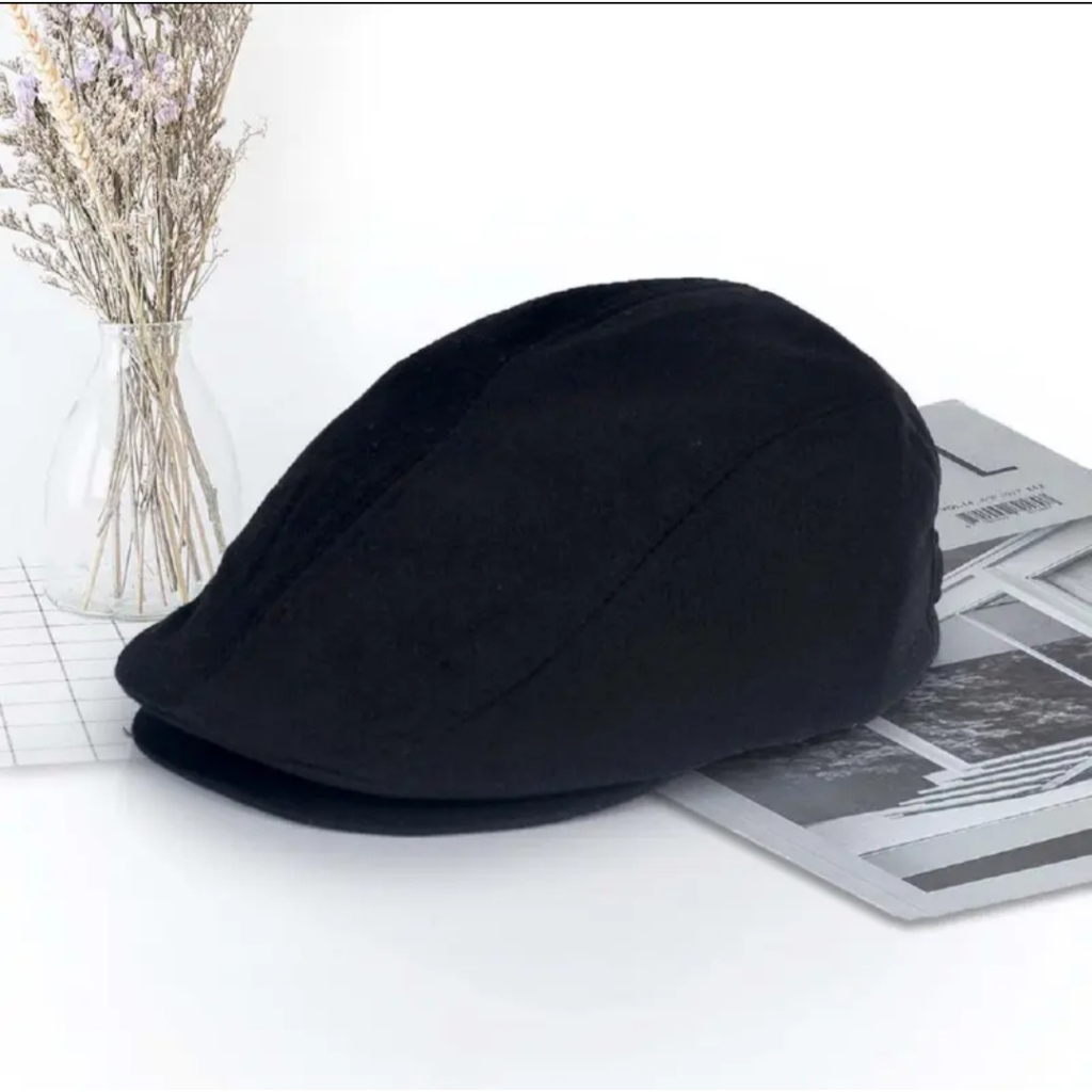 Jual Topi Kodok / Flat Cap Hat / Topi Pelukis / Topi Copet Laki ...