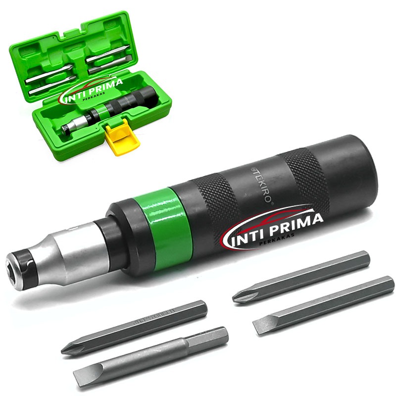 Jual OBENG KETOK 5 PCS BOX PE TEKIRO / IMPACK DRIVER SET 5PCS BOX ...