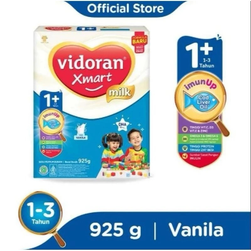 Jual Vidoran Xmart 1+ vanilla 925 gr | Shopee Indonesia