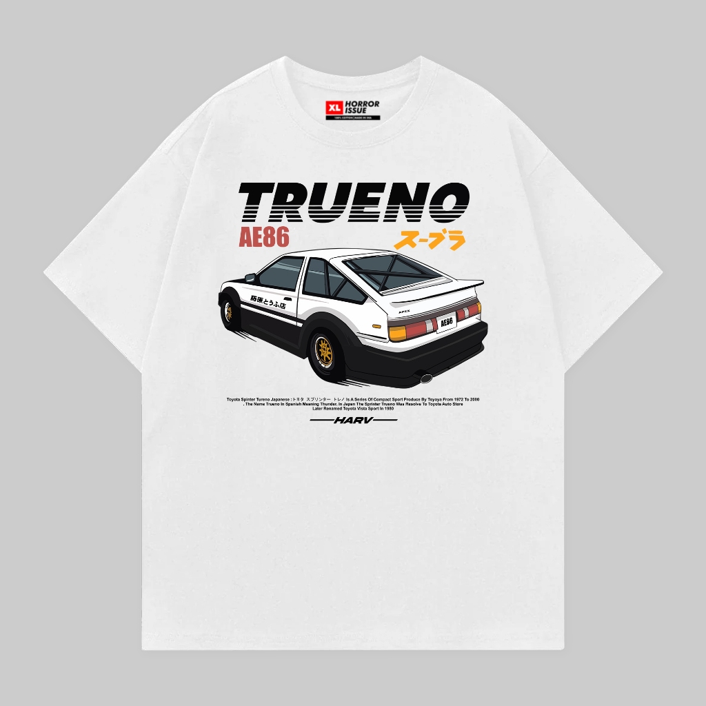 Jual Horror Issue Trueno AE86 Japan T-shirt White - Kaos AE86 Putih Unisex Size S-XXL | Shopee ...