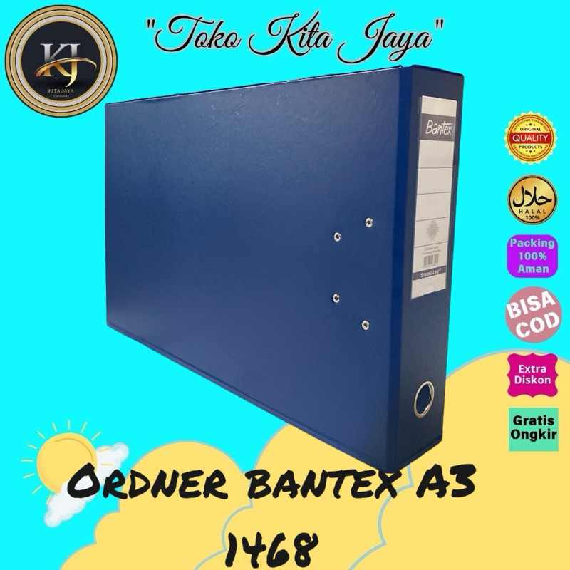 Jual Ordner bantex A3 1468 | Shopee Indonesia