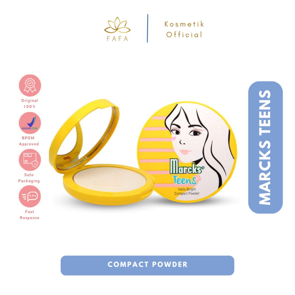 Jual MARCKS TEENS Bedak Teens Compact Powder 12gr - Bedak Padat ...