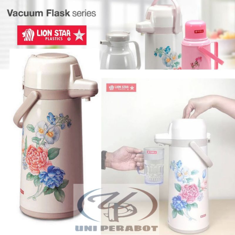 Jual LION STAR-Termos air panas pencet lion star 2/2,5 Liter/Termos Air pot PAP-2000/PAP-2500 ...