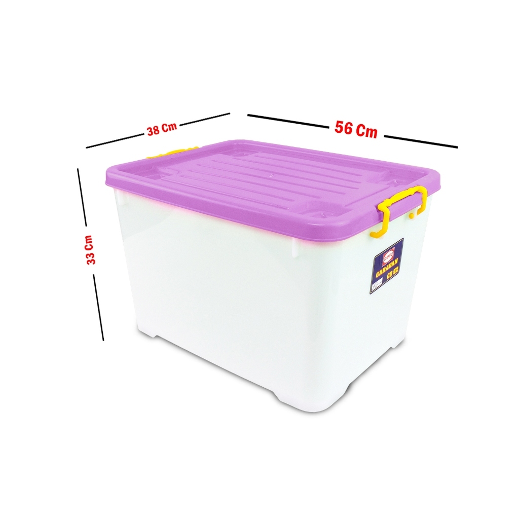 Jual KONTAINER BOX PLASTIK CONTAINER BOX PENYIMPANAN BARANG SIZE 25 30 ...