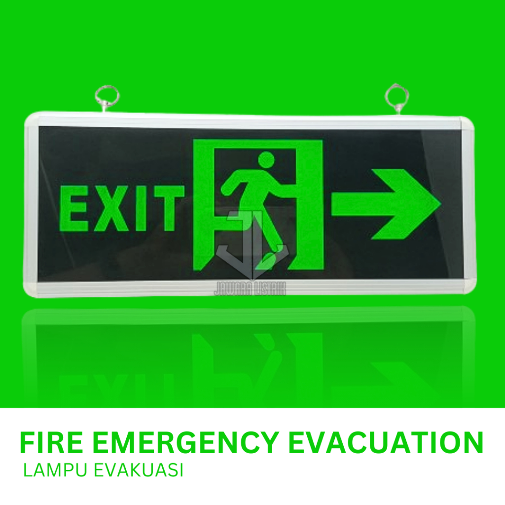 Jual HINOLUX LAMPU EXIT RUN EVAKUASI FIRE EMERGENCY EVACUATION SIGN ...