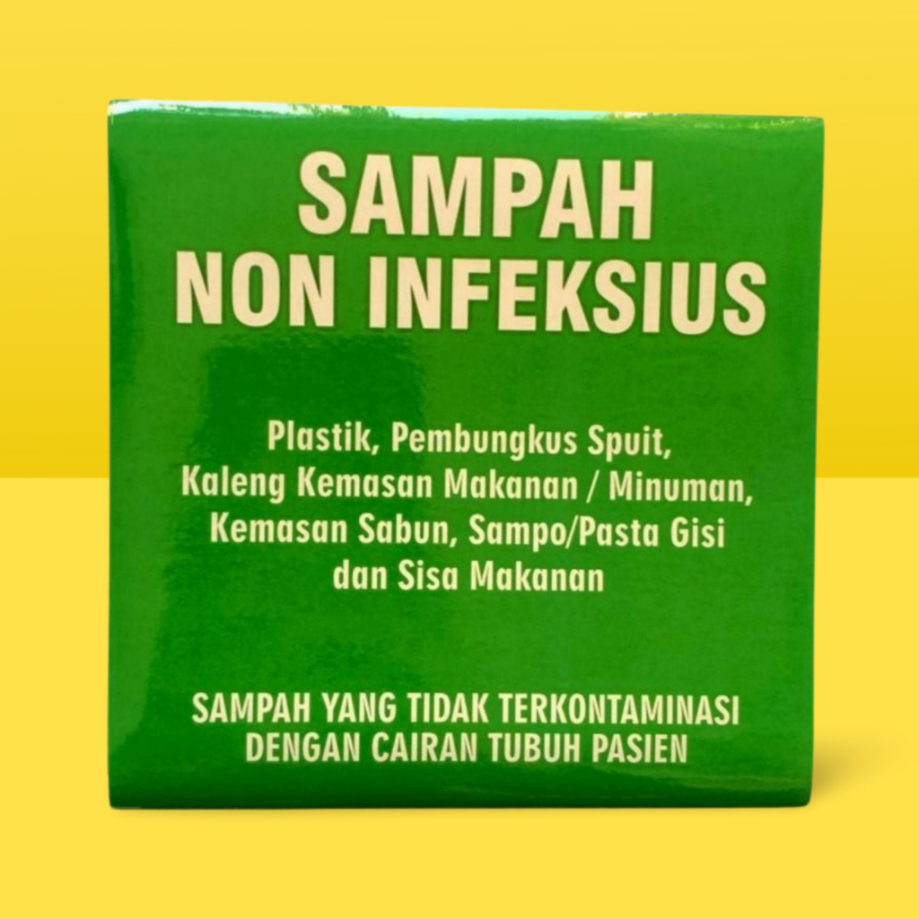 Jual Stiker Sampah Non Infeksius Chromo | Stiker Untuk Tempat Sampah ...