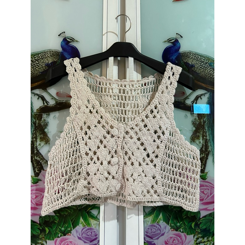 Jual Prelove vest jaring crop | Shopee Indonesia