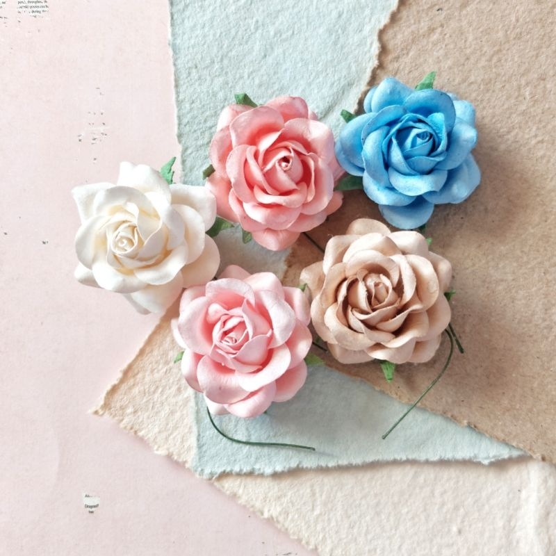Jual bunga kertas bahan mahar ringbox paperflower kode trellis ecer ...