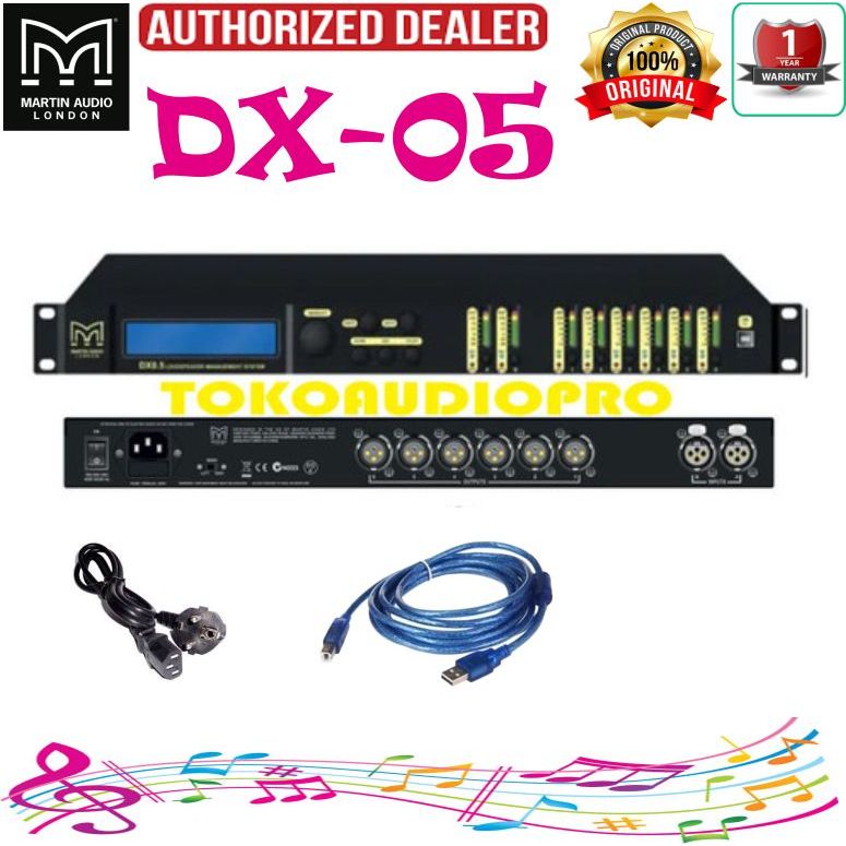 Jual DLMS Martin Audio DX0.5 2-in-6-out Speaker Management Martin Audio DX-05 Dx-0.5 DX05 ...
