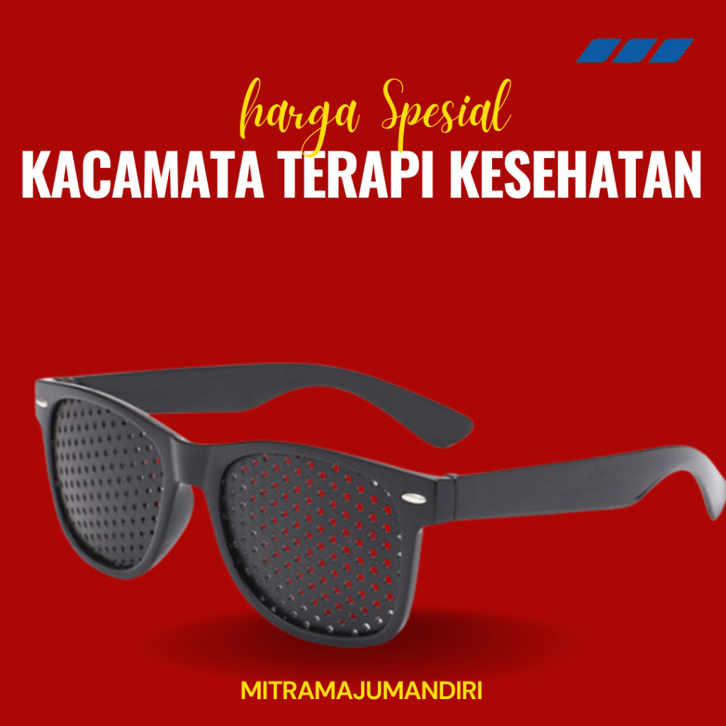Jual Kacamata Terapi Minus Slinder Pinhole Glasses Kesehatan | Shopee Indonesia