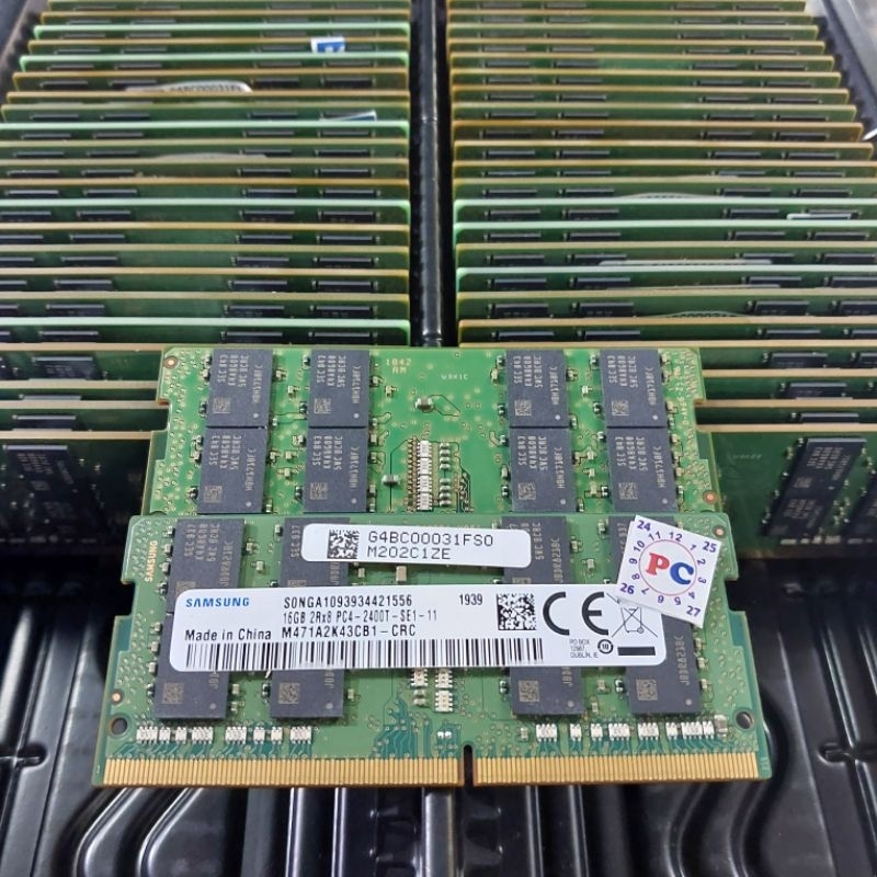Jual RAM Laptop Sodimm Ddr4 16gb 2400T Samsung - Memory Ram Sodim PC4 ...