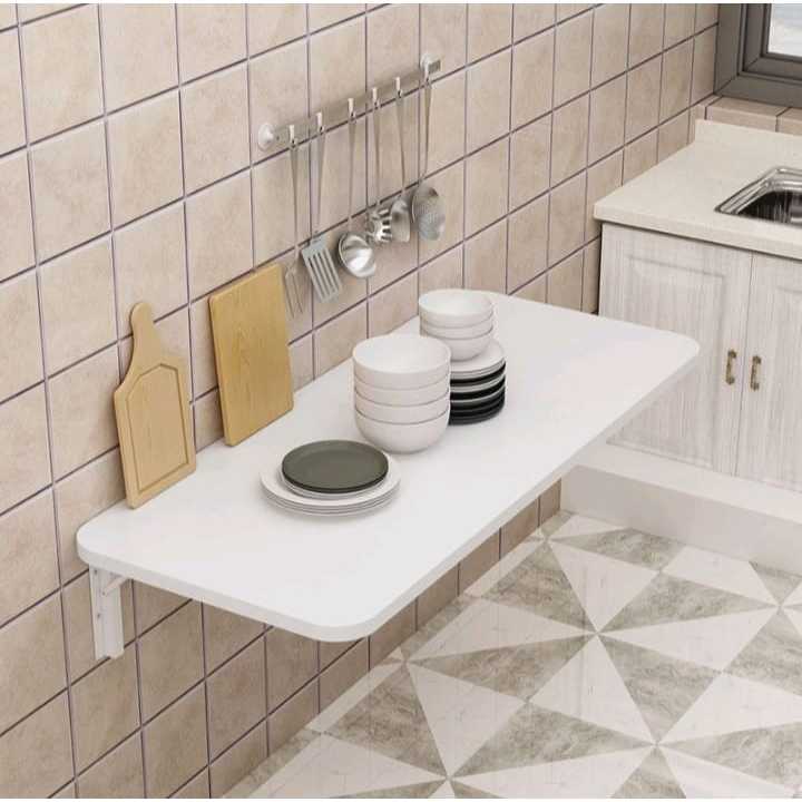 Jual MEJA LIPAT TEMPEL DINDING / MEJA BELAJAR / MEJA DAPUR / MEJA RIAS ...