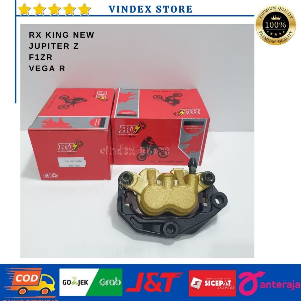 Jual KALIPER CALIPER CAKRAM DEPAN KEPALA BABI MASTER REM BAWAH ASSY RX KING NEW JUPITER Z F1ZR ...