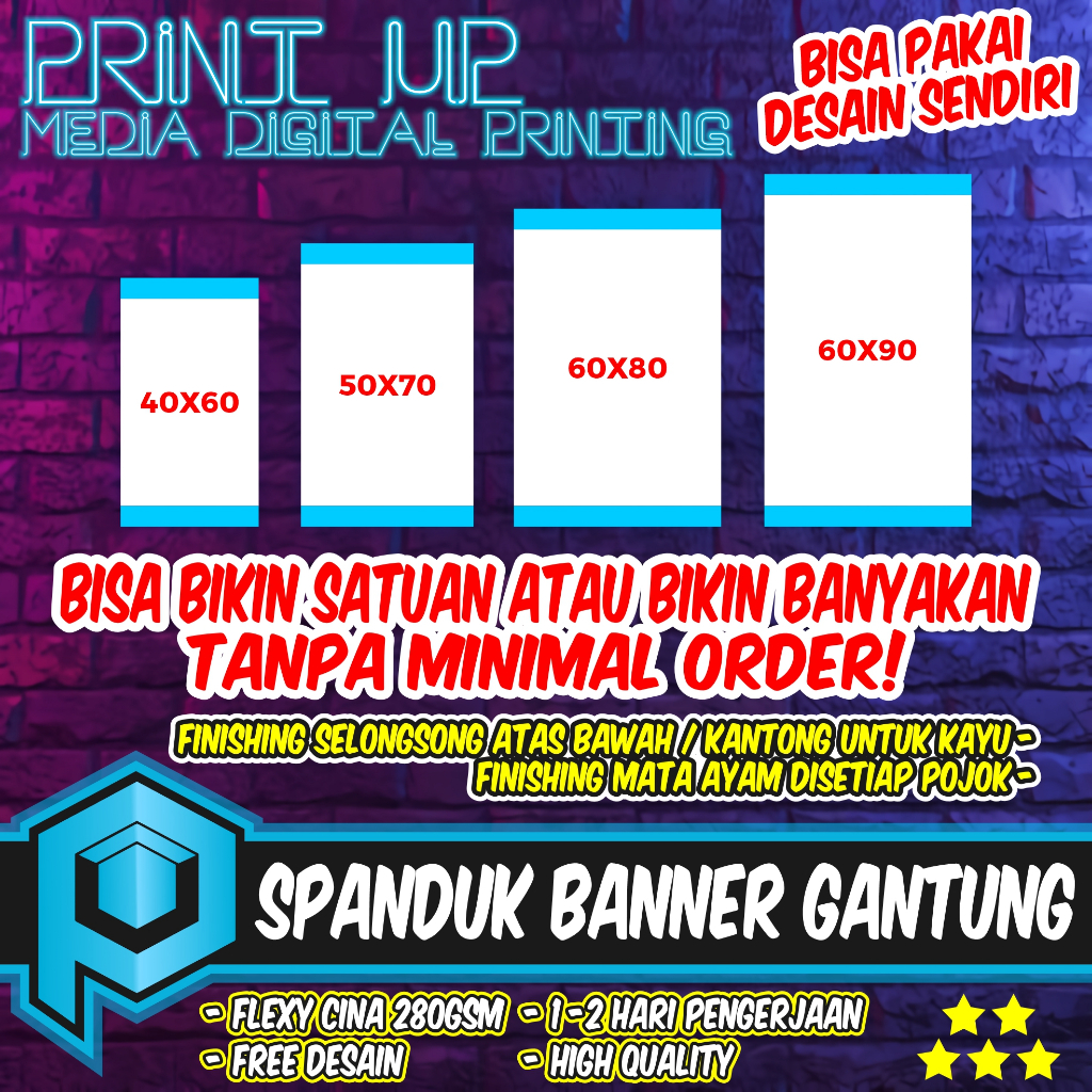 Jual SPANDUK BANNER PARTAI / BANNER POHON / BANNER SPANDUK PARTAI ...