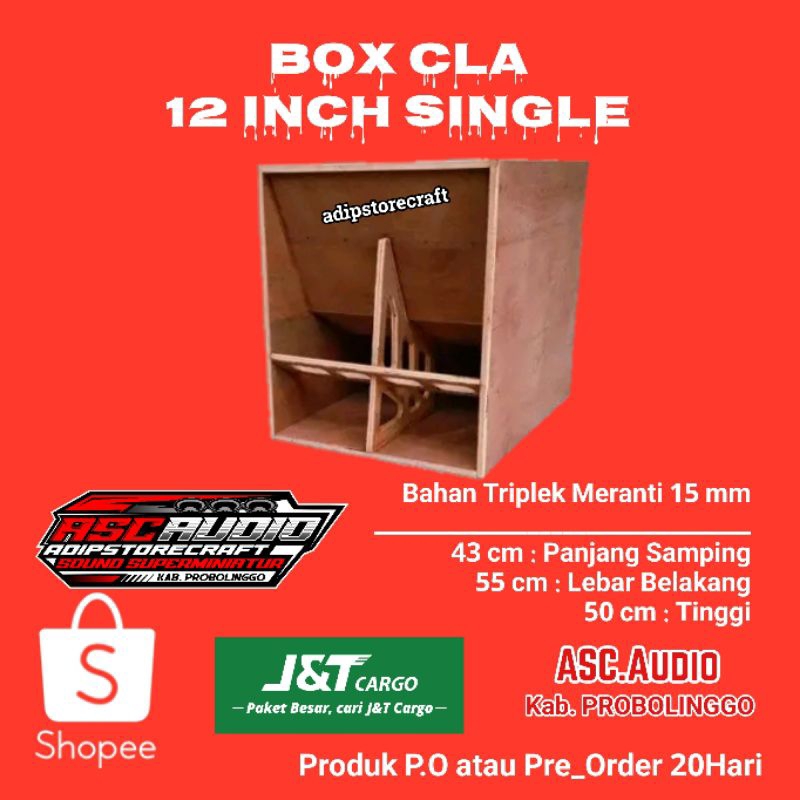 Jual Box CLA 12 inch Single | Shopee Indonesia
