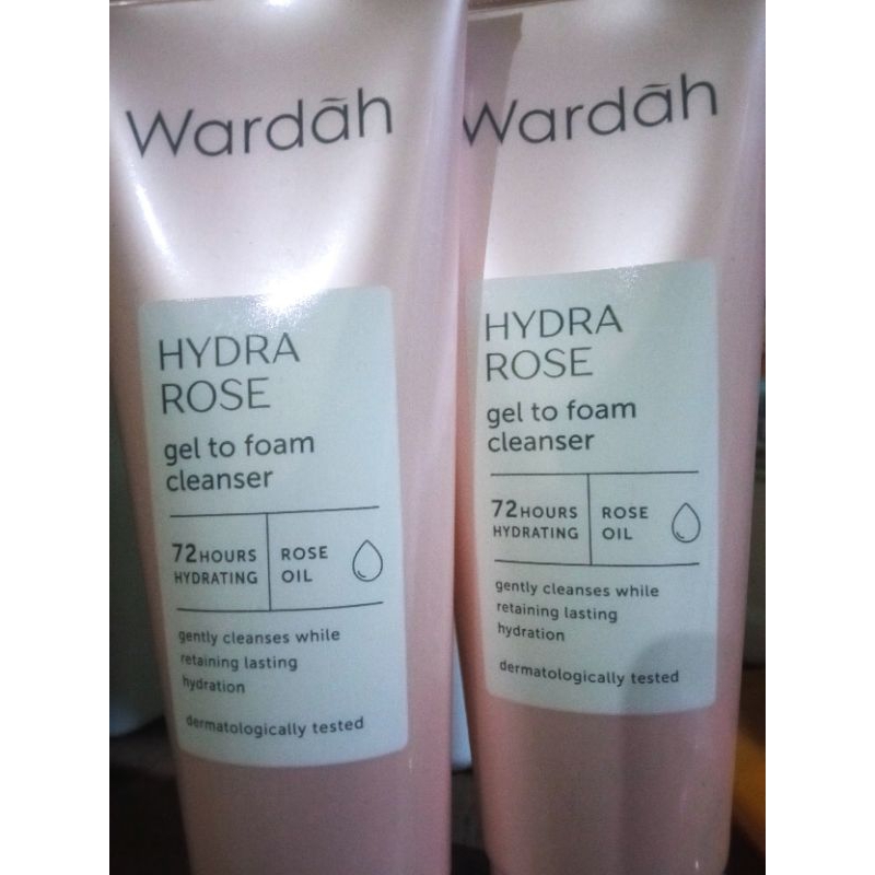 Jual WARDAH Hydra Rose Foam Cleanser 100 mL | Shopee Indonesia