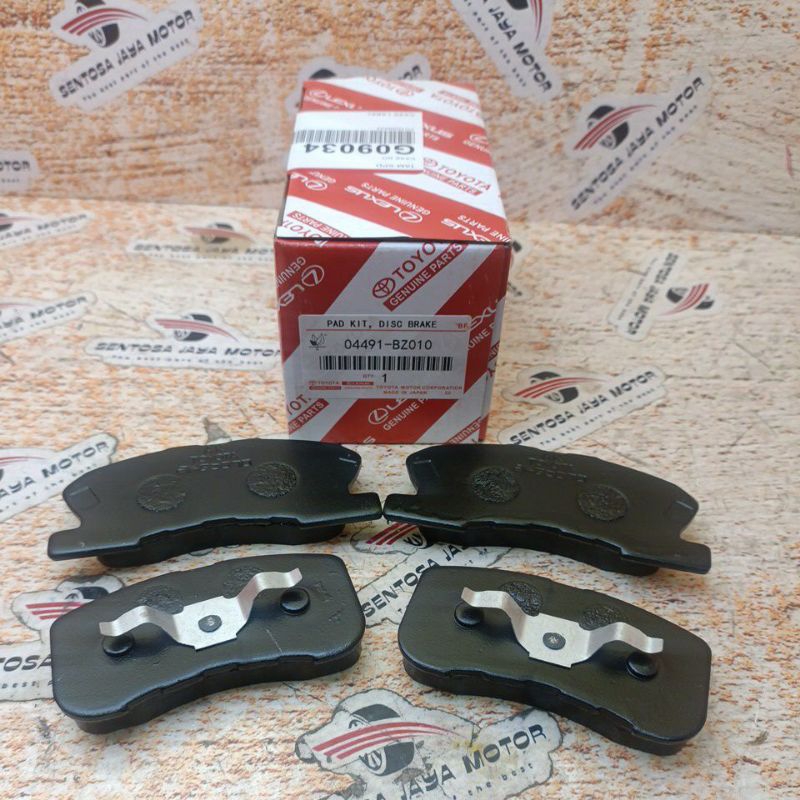 Jual Brake pad Kampas Rem Depan Toyota Agya Ayla Manual Original 04491 ...