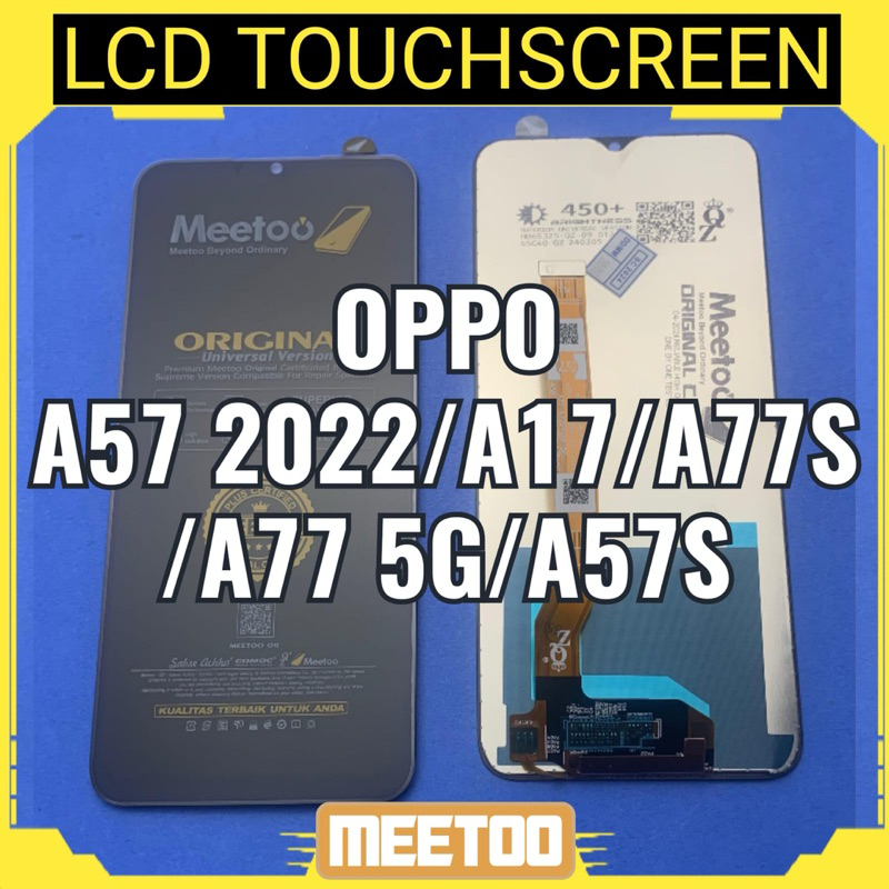 Jual LCD TOUCHSCREEN OPPO A57 2022 / A17 / A77S / A77 5G / A57S MEETOO ...
