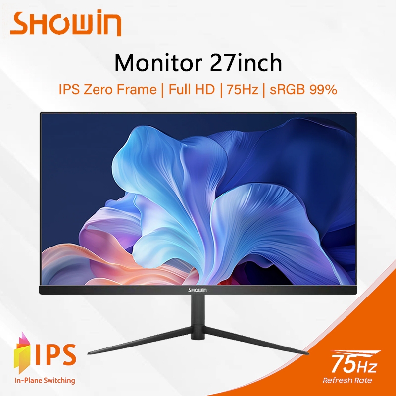 Jual Monitor LED 27 Inch, Panel VA, Desain Frameless, HDMI/VGA, Monitor ...