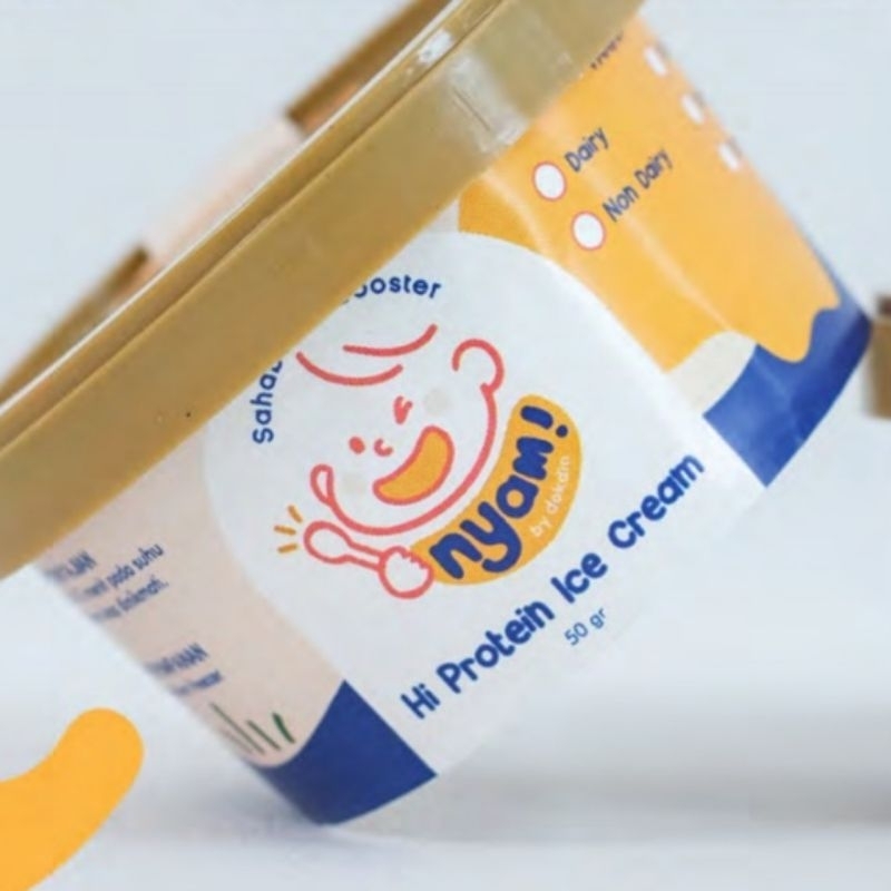 Jual HI PRO ICE CREAM (HIGH PROTEIN ) ICE CREAM NYAMM BABU | Shopee ...