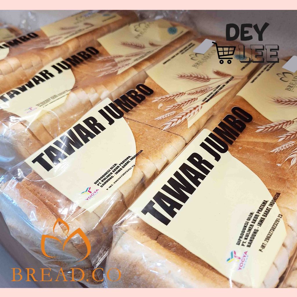 Jual BREADCO Roti Tawar Jumbo ORIGINAL 750gr Halal Bandung | Shopee ...