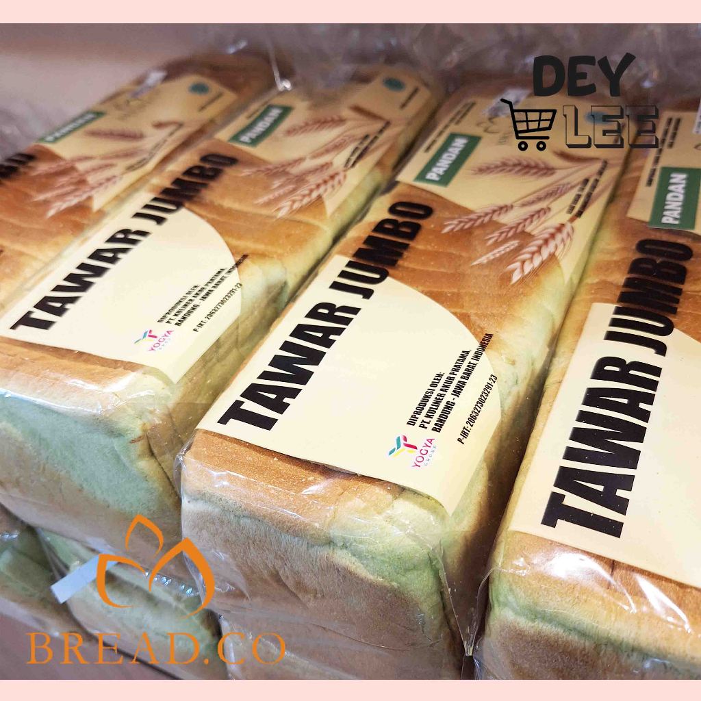 Jual BREADCO Roti Tawar Jumbo PANDAN 750gr Halal Bandung | Shopee Indonesia