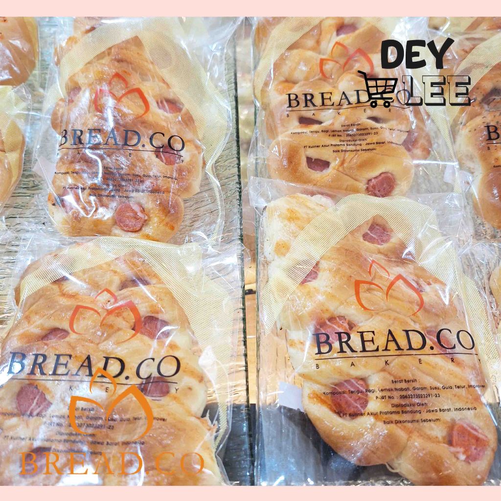 Jual BREADCO Roti Sosis Sapi per 1 pc Satuan Fresh Halal Bandung ...