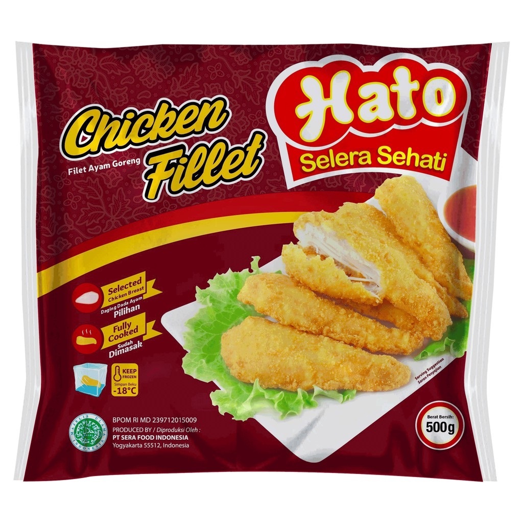 Jual Hato Chicken Fillet/Karage/Popcorn/Dino/Kentang/Nugget Classic/Numero/Spicy Wing/Happy ...