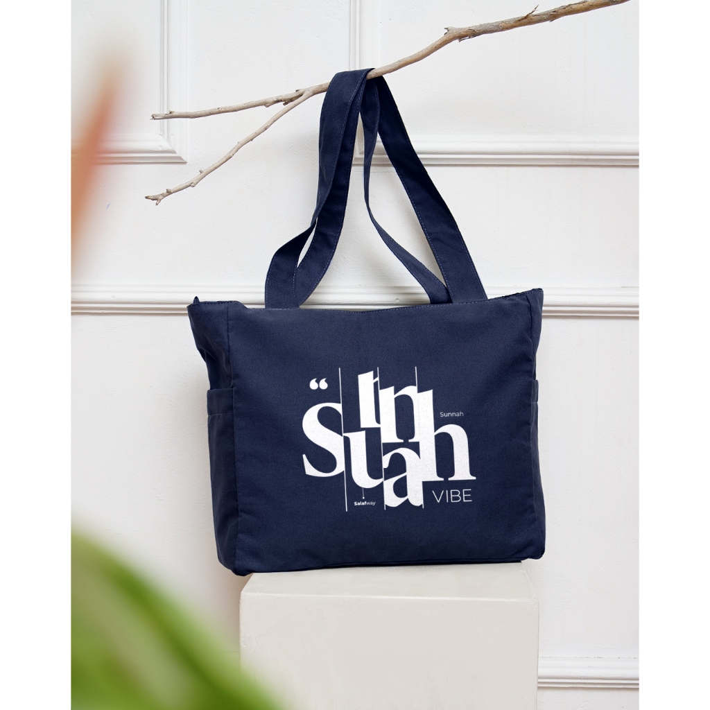 Jual Saba'Art.id Totebag Quote Muslim Sunnah Vibe Kanvas Premium Original | Shopee Indonesia