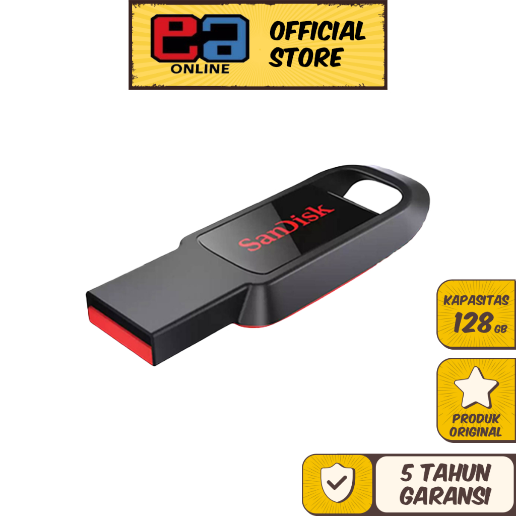 Jual SanDisk Cruzer Spark 128GB USB 2.0 - Flashdisk | Shopee Indonesia
