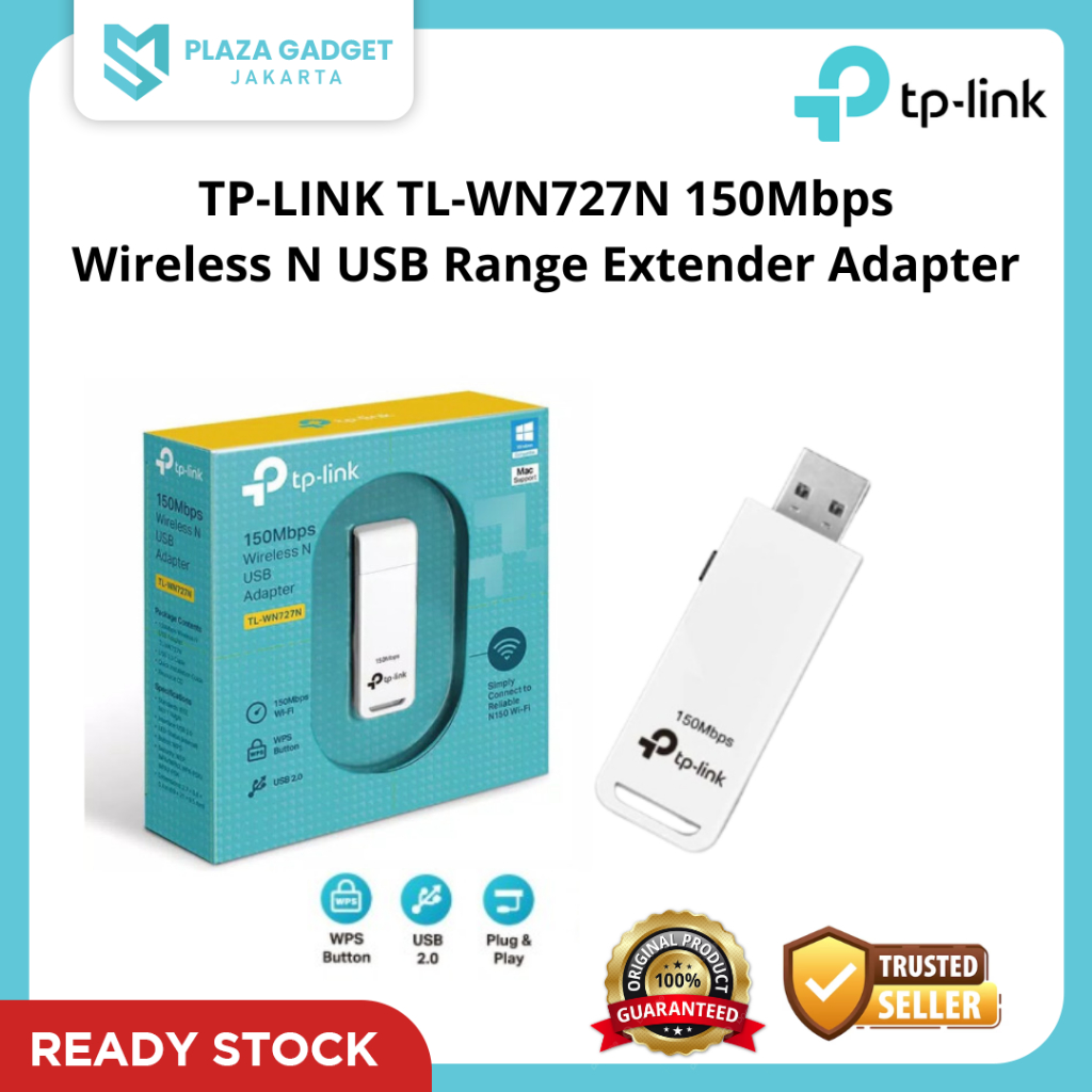 Jual TP-LINK TL-WN727N 150Mbps Wireless N USB Range Extender Adapter ...