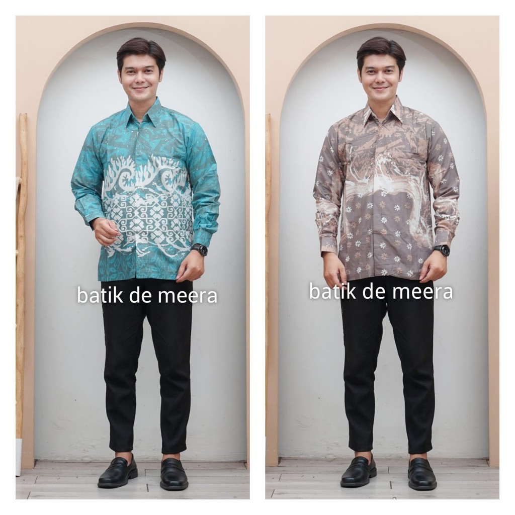 Jual Batik demeera - Kemeja Batik Pria Full Furing Lengan Panjang ...