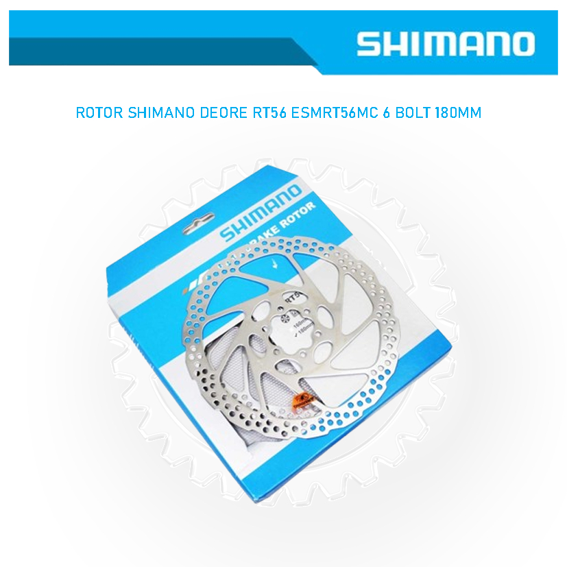 Jual ROTOR SHIMANO DEORE RT56 ESMRT56MC 6 BOLT 180MM | Shopee Indonesia
