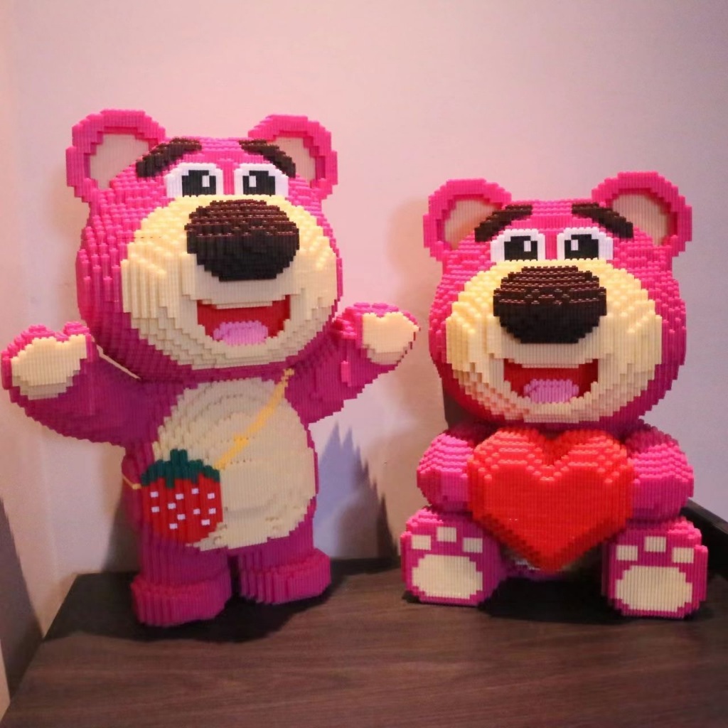 Jual Nano Blocks BIG LOTSO BEAR SERIES 3D Model, Mainan Blok Susun ...