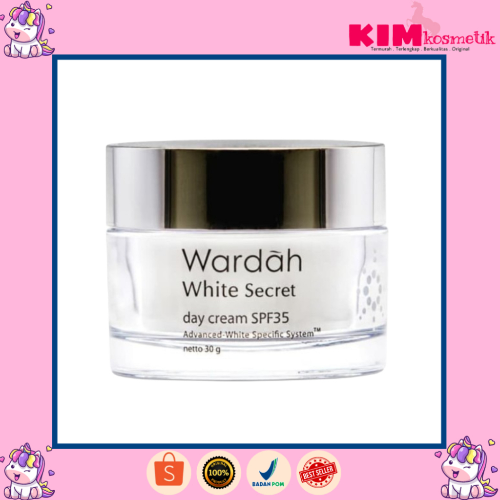 Jual Wardah White Secret Day Cream SPF 35 PA+++ 30ml | Shopee Indonesia