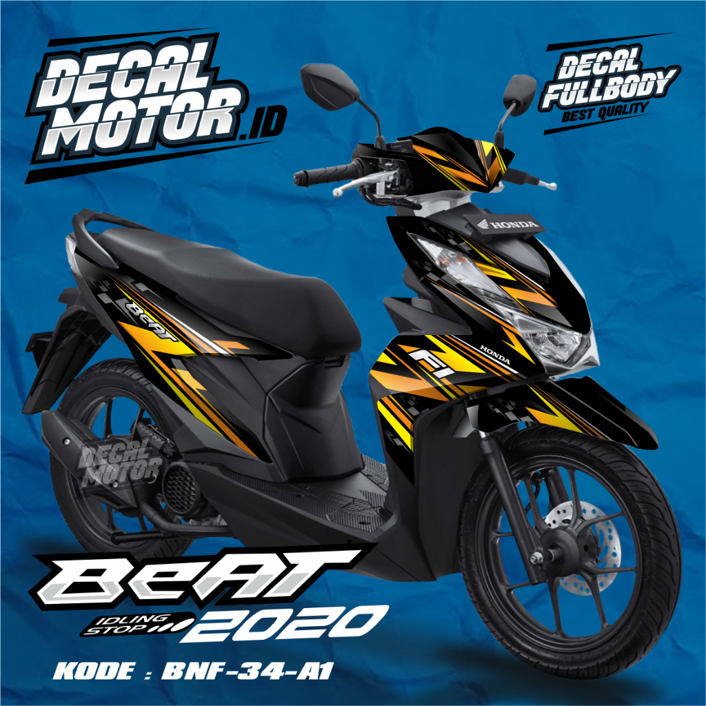 Jual Stiker Full Body Motor Beat New Facelift / Deluxe 2020-2023 ...