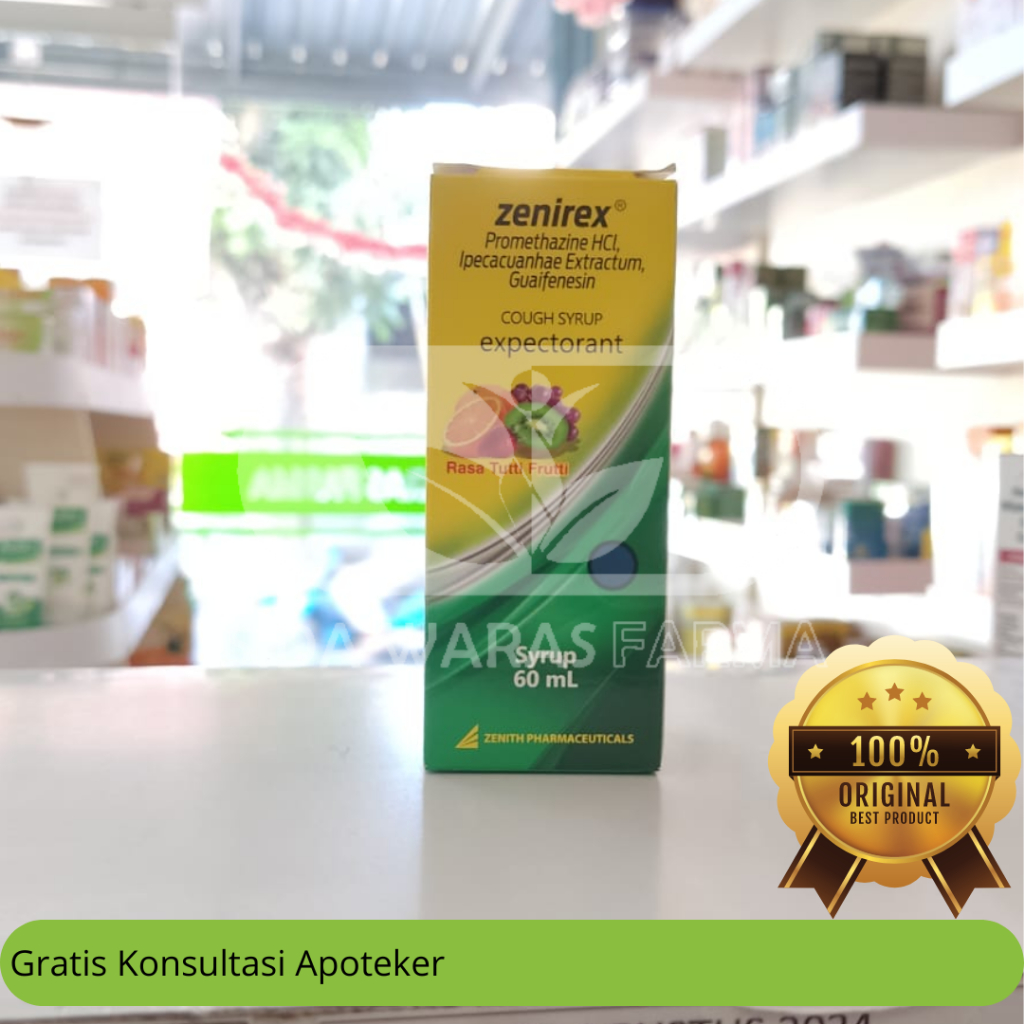 Jual Zenirex Expectorant Sirup 60 ml - Batuk Berdahak | Shopee Indonesia