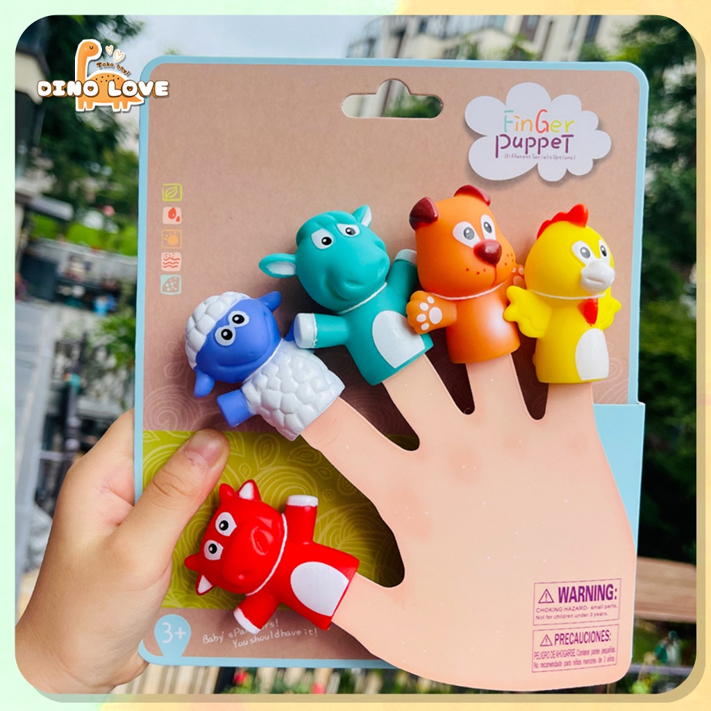 Jual Boneka Jari isi 5 PCS Mainan Finger Family Puppet Puppet Tangan ...